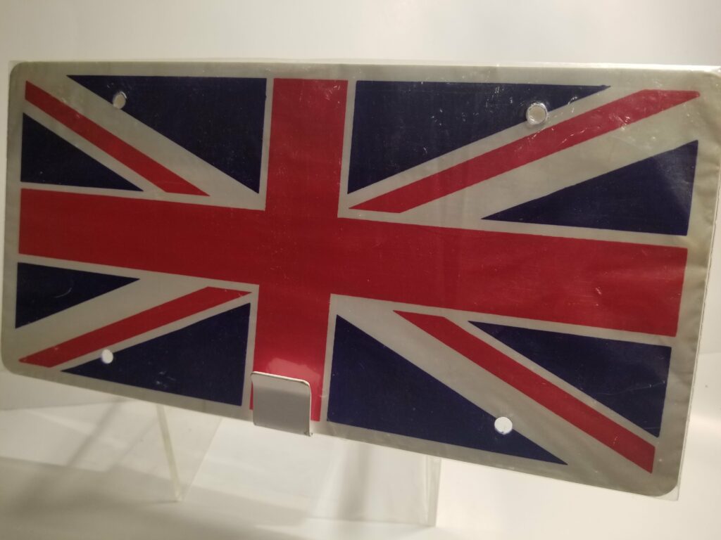 British License Plate Tag – Plastic (12″ x 6″) - Irish Gift Products
