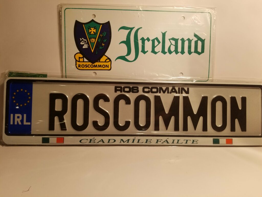 Irish County Tag Plates – 32 Counties Available - Irish Gift Products